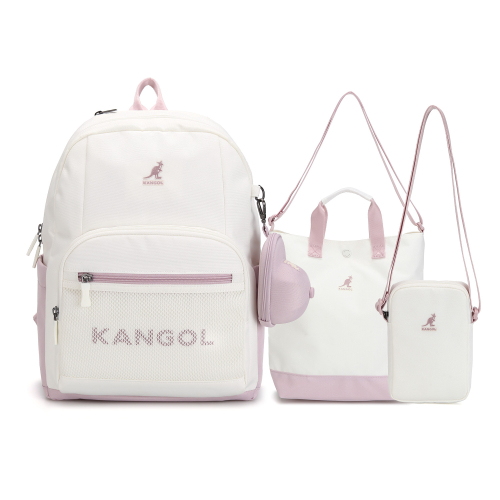 캉골키즈(KANGOL KIDS) 아덴 백팩 세트 SE 0805 오프 화이트 - 사이즈 & 후기 | 무신사