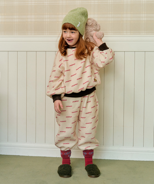 코코모코(COCOMOCO) 코코 레터 왕골지 상하세트_크림 - 사이즈 & 후기 | 무신사