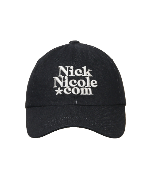 닉앤니콜(NICK&NICOLE) NN DOTCOM SIGNATURE BALL CAP_DENIM BLACK CREAM - 사이즈 ...