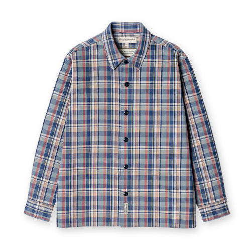 에든버러클럽(EDINBURGH CLUB) CHECK HUNTING SHIRT [BLUE] - 사이즈 & 후기 | 무신사