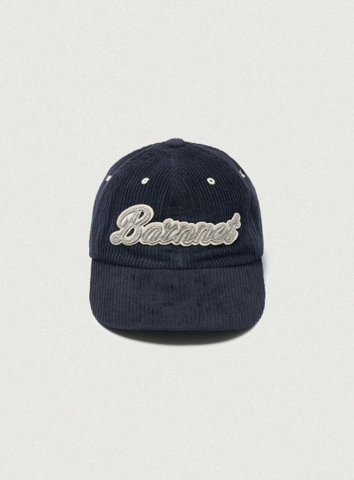 더바넷(THEBARNNET) Corduroy Patch Logo Ball Cap_Navy - 사이즈 & 후기 | 무신사