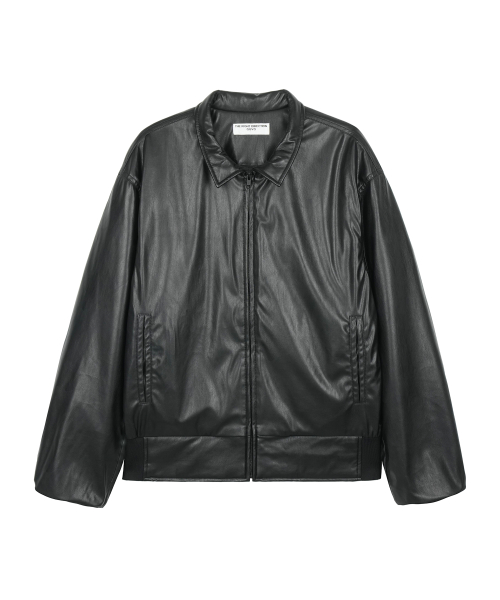 구보(GUVO) Faux leather banding jacket - 사이즈 & 후기 | 무신사