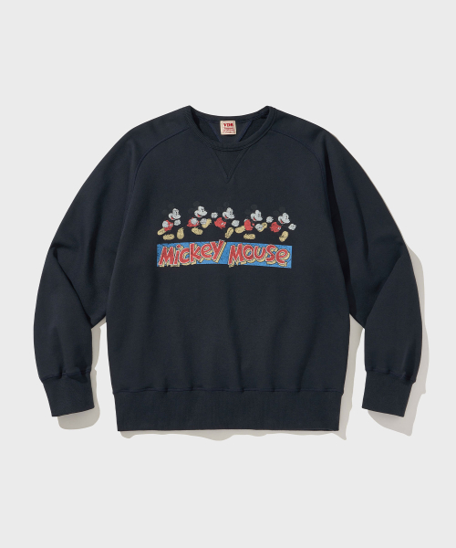 비디알(VDR) MICKEY MOUSE_FREEDOM SLEEVE SWEATSHIRT [Deep Indigo] - 사이즈 ...