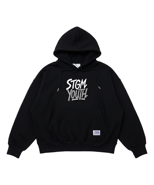 스티그마(STIGMA) [STGM youth] TAG HOODIE BLK - 사이즈 & 후기 | 무신사