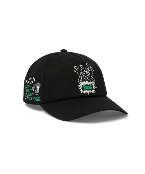 허프(HUF) EVERYBODY GET LOOSE SNAPBACK [BLACK] - 사이즈 & 후기 | 무신사