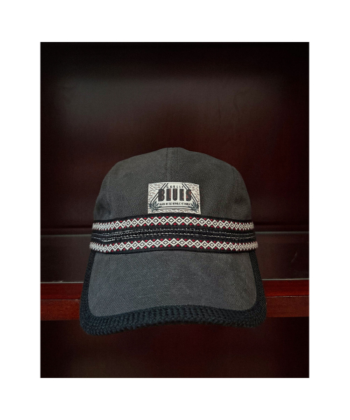 갈릭 블루스(GARLICBLUES) TRIBAL JACQUARD CAMP CAP (Charcoal & Ladybug) - 사이즈 ...