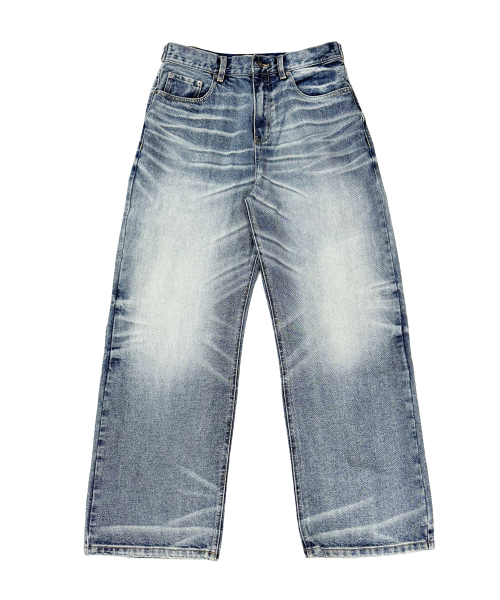 포스센스티브(FORCESENSITIVE) fst wide denim pants (blue) - 사이즈 & 후기 | 무신사