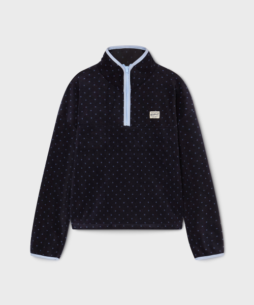 후아유(WHO.A.U) Dot Pattern Fleece Half Zip-up / WHMAG1192F - 사이즈 & 후기 | 무신사