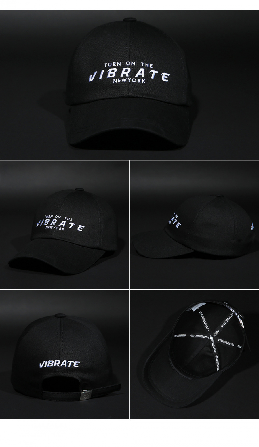 [玟星] VIBRATE SPACE BALL CAP 黑色棒球帽 | MOOFASHION for MOO 木時尚