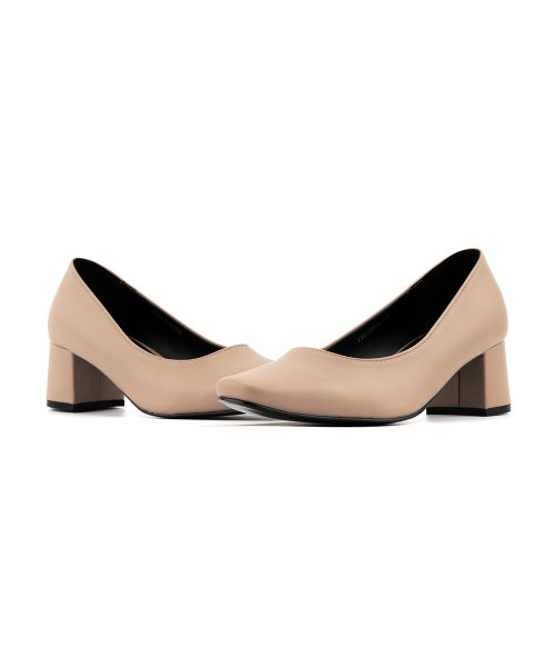 MUSINSA | FLORIDA STUDIO FL9012 Flora Basic 5CM Pumps Heel Deep Beige
