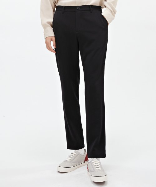 MUSINSA | CHASECULT Men's basic back banding slacks-AERK2211B03