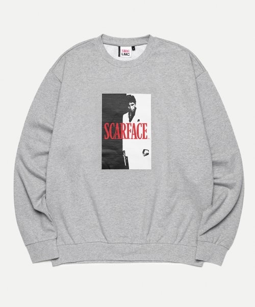 MUSINSA | LMC LMC x SCARFACE OG SWEATSHIRT heather gray