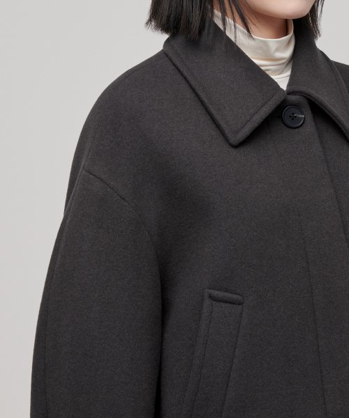 MUSINSA | MUSINSA STANDARD WOMAN Women's Cashmere Blend Short Mac Coat ...