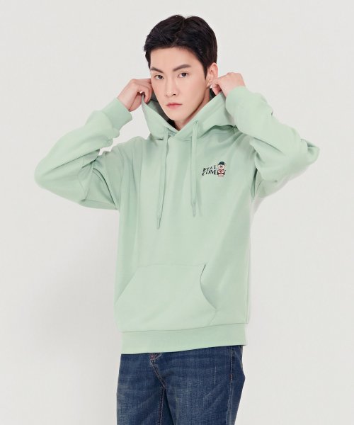 MUSINSA | CHASECULT Common Character Hooded Sweatshirt - BFRU5126C0S