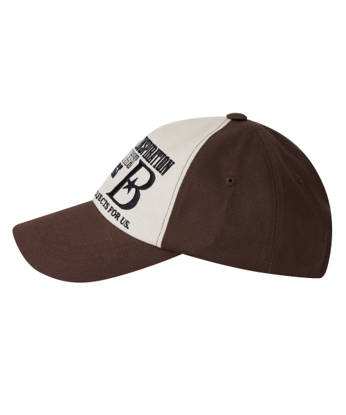 MUSINSA | BAUF B LOGO Ball Cap [Brown]