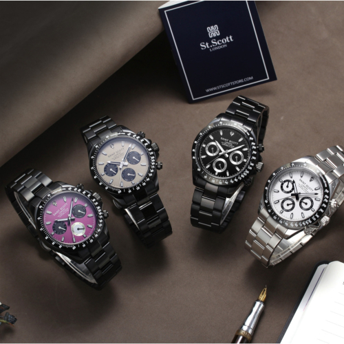 MUSINSA | SAINT SCOTT LONDON ST7507M-BBB Ted High-End Diamond Watch Package