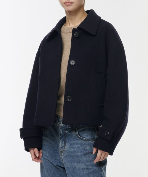 MUSINSA | MUSINSA STANDARD WOMAN Women's Cashmere Blend Short Mac Coat ...