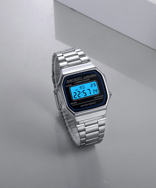 MUSINSA | SAINT SCOTT LONDON ST9003M-SLS Digital Electronic Men's ...