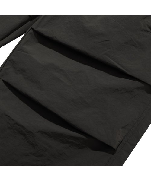 MUSINSA | NP STUDIO Parachute Semi Wide String Pants Dark Grey