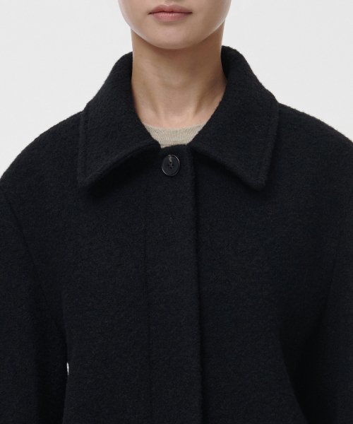 MUSINSA | MUSINSA STANDARD WOMAN Women's Wool Blend Boucle Short Mac ...