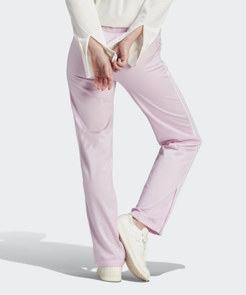 아디다스 핑크색 여성용 축구 바지