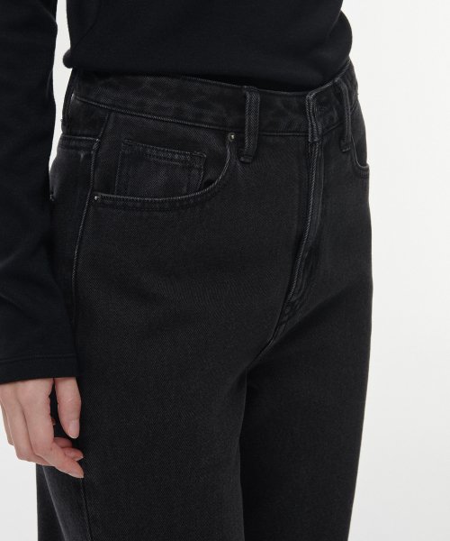 MUSINSA | MUSINSA STANDARD WOMAN Women's inner brushed straight denim ...