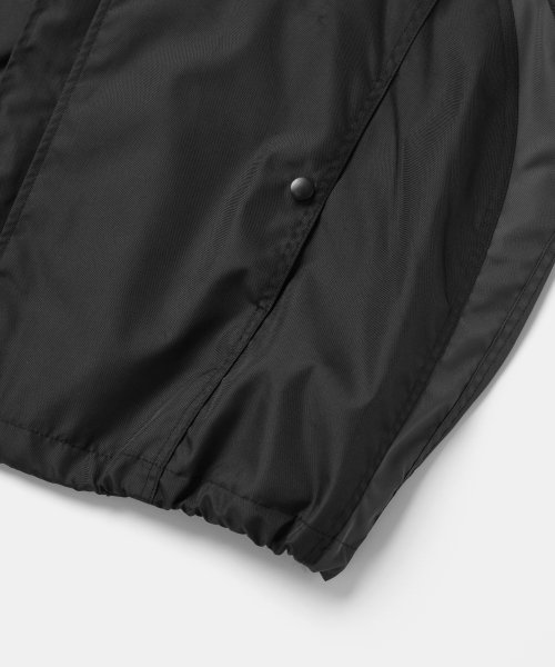 MUSINSA | COFWI Double Layer Hooded Windbreaker Black