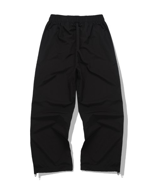 MUSINSA | NP STUDIO Parachute Over Wide String Pants Black
