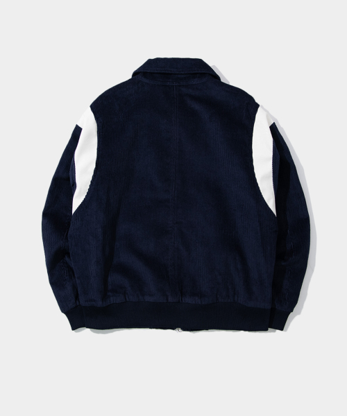 MUSINSA | PLACE STUDIO Corduroy collar varsity two-way leather color ...