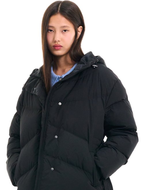 MUSINSA | GENERAL IDEA Belted duck down padding [BLACK] / WBC4L07501