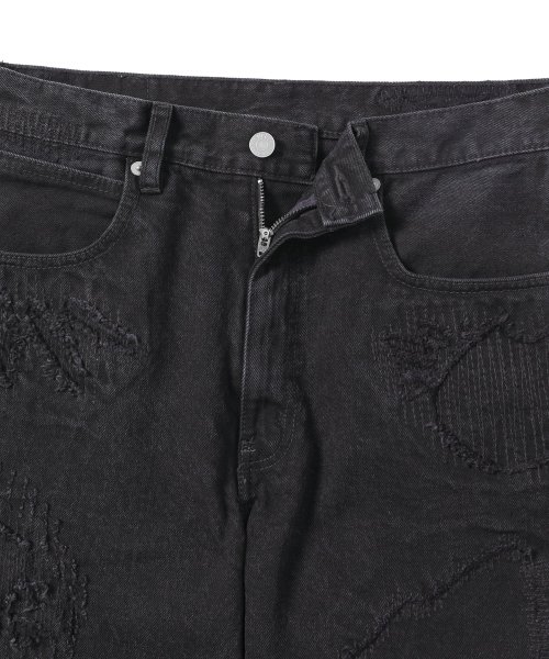TNT Felix Damaged Jeans Black BLACK