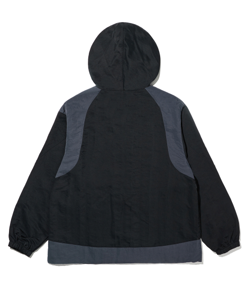 MUSINSA | BROWNBREATH NYLON LINE JACKET - BLACK