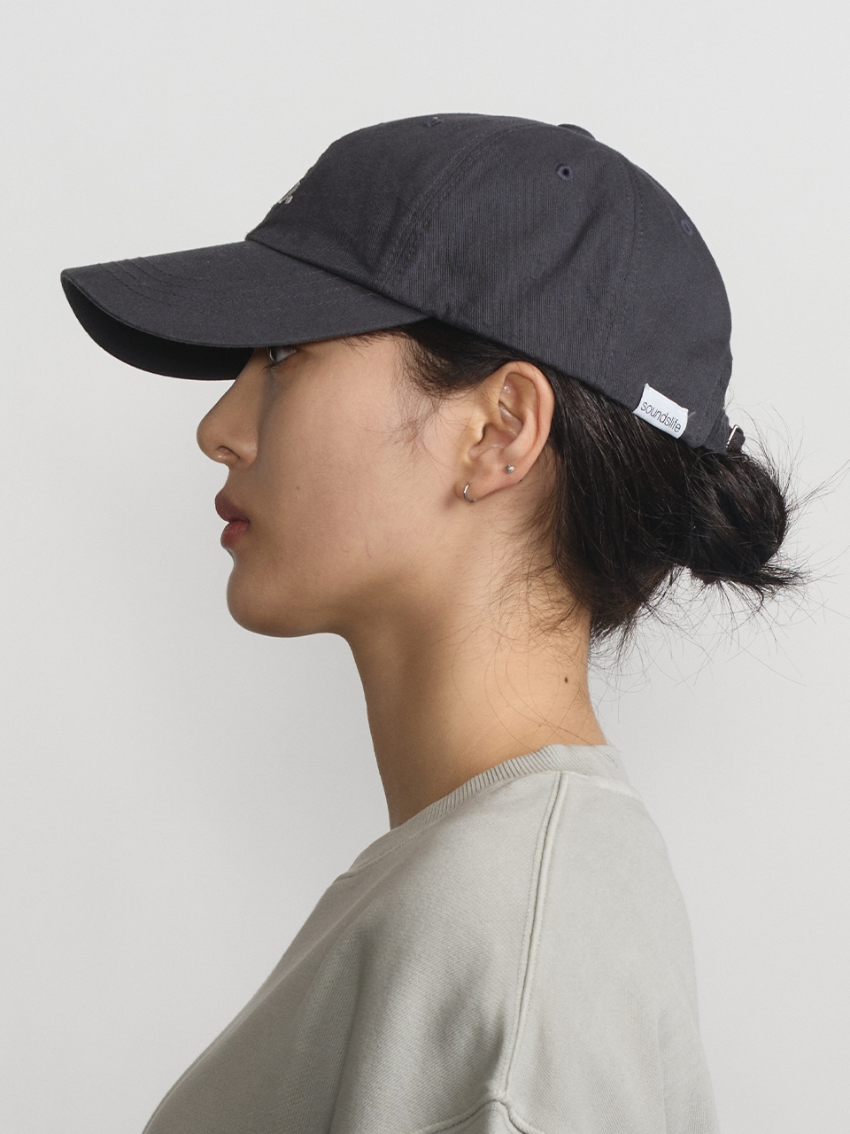 Vintage Lettering Washing Ball Cap Charcoal - 감도 깊은 취향 셀렉트샵 29CM