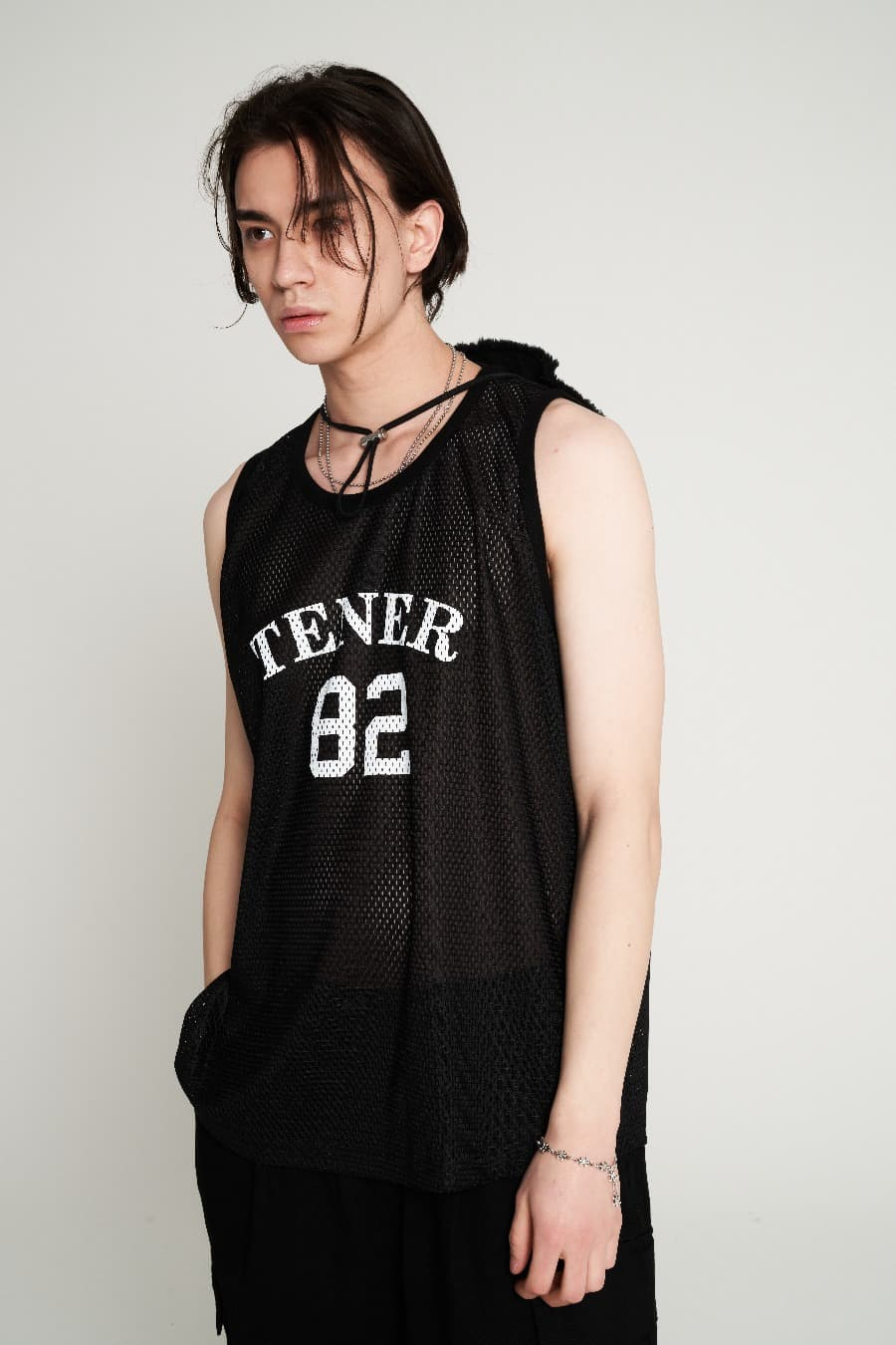 Tener 82 Sleeveless Mesh Rash Guard Black - 감도 깊은 취향 셀렉트샵 29CM