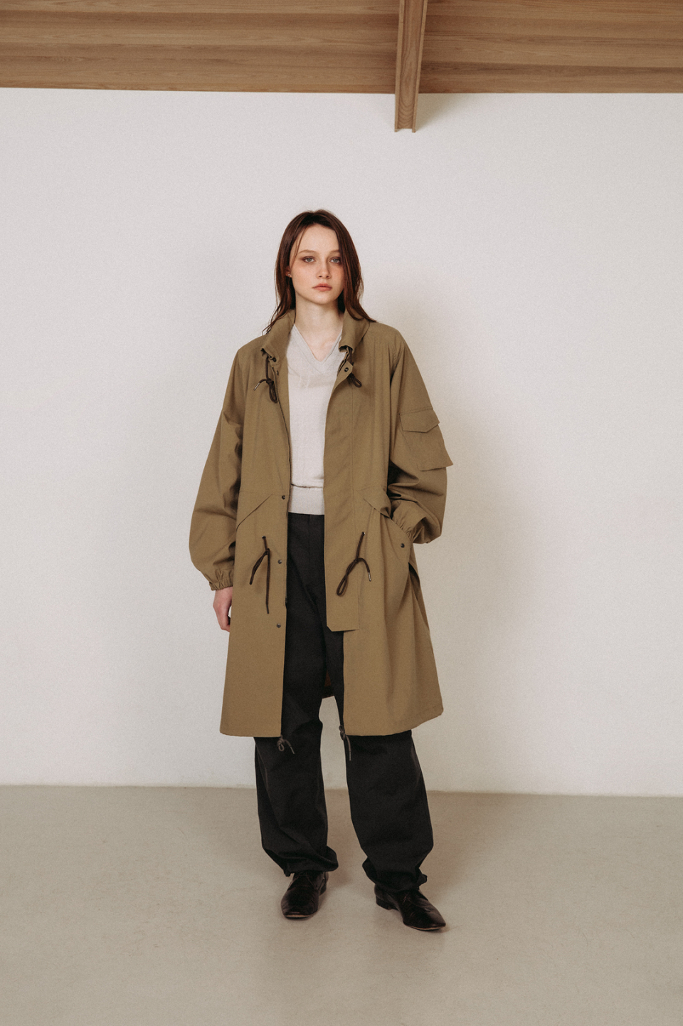 셔터(SHIRTER) BILL PARKA (BEIGE) - 사이즈 & 후기 | 무신사