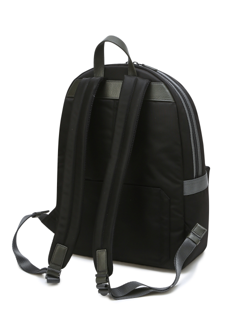 MUSINSA | HAZZYS MEN ACC [DBL] Black pocket color nylon backpack