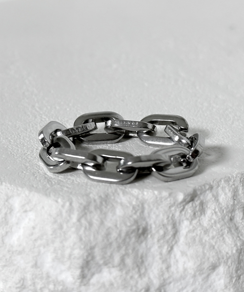 MUSINSA | BLESSED BULLET ss-Round Box Soft Chain Ring