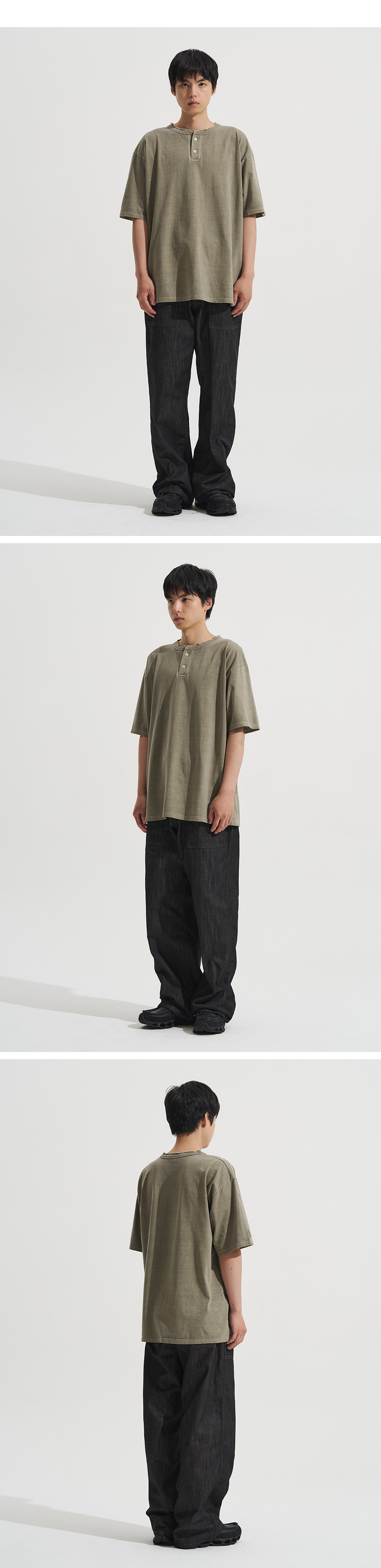 Wide Light Clean Denim Fatigue Pants [2 Colors] - 감도 깊은 취향 셀렉트샵 29CM