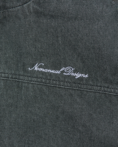 MUSINSA | NOMANUAL W.D HOODED ZIP-UP JACKET - WASHED GREEN