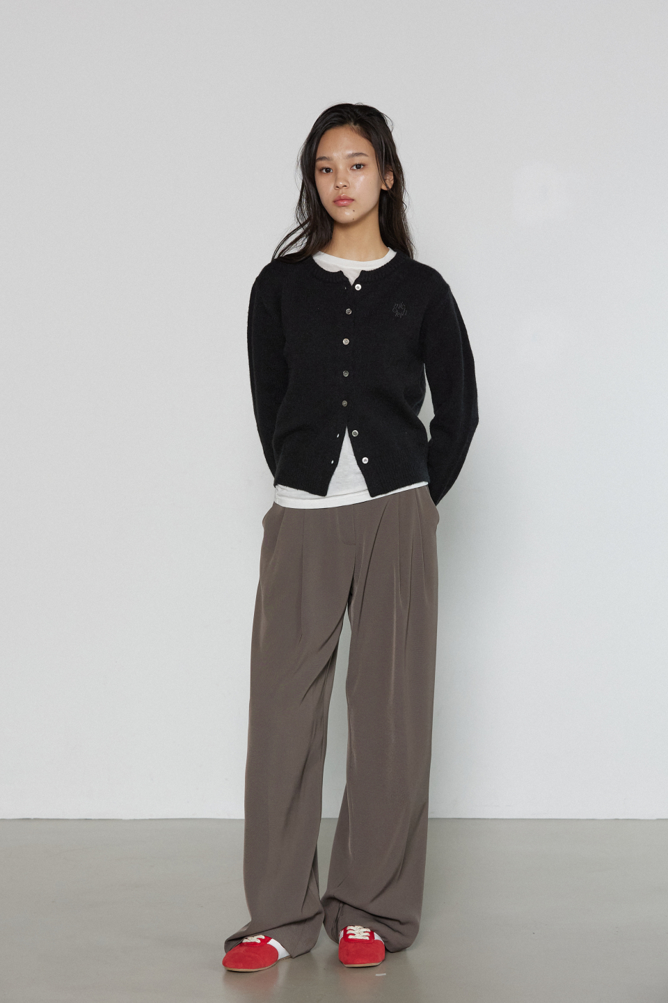 BASIC WOOL KNIT CARDIGAN BLACK - 감도 깊은 취향 셀렉트샵 29CM