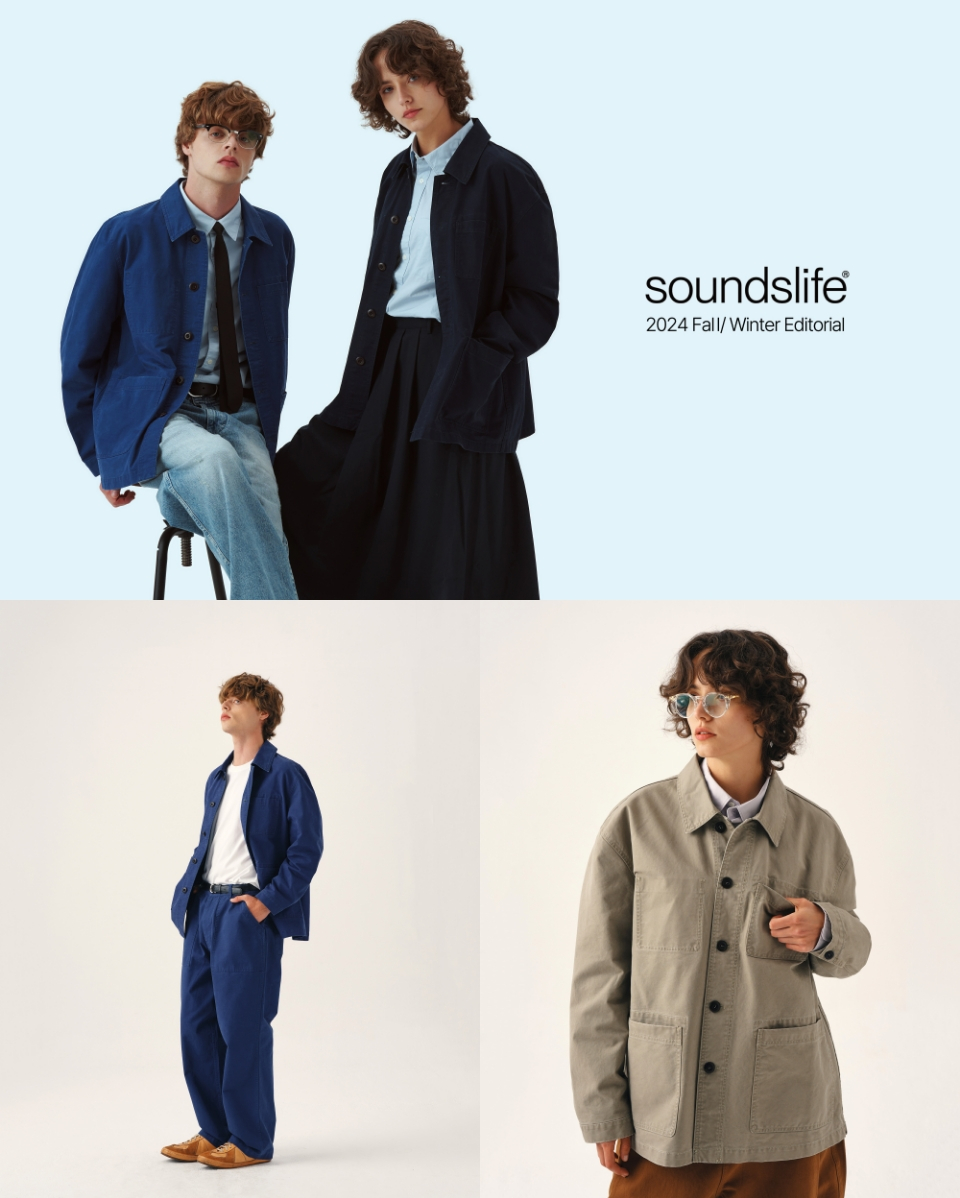 Moleskin 4P French Work Jacket Blue - 감도 깊은 취향 셀렉트샵 29CM