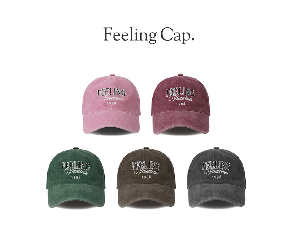 Feeling Cap - 5COL - 감도 깊은 취향 셀렉트샵 29CM