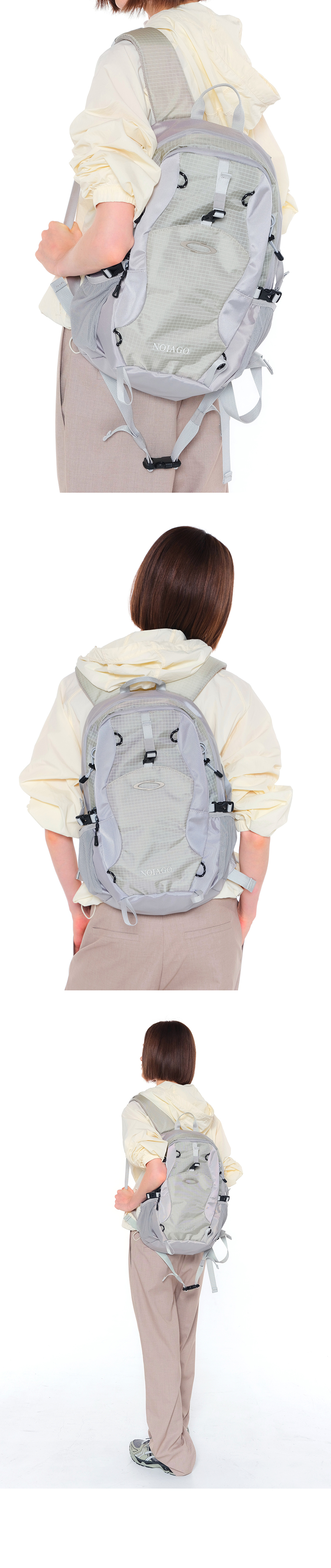 MUSINSA | NOIAGO NOI1390 Nylon Daily Backpack (Black)