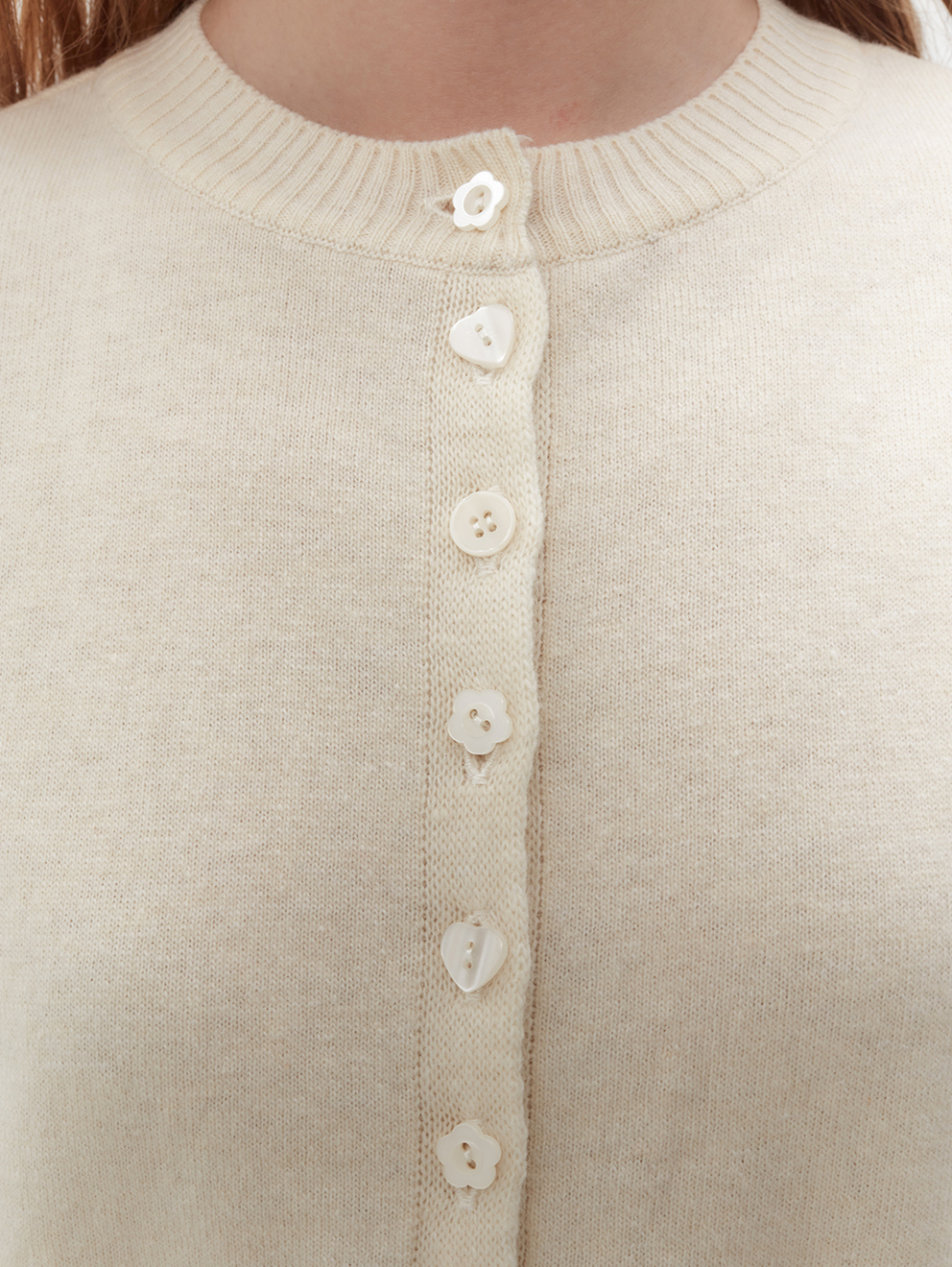 BUTTON POINT CARDIGAN [IVORY] - 감도 깊은 취향 셀렉트샵 29CM