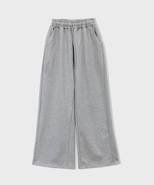 MUSINSA | CHICKS Lowa Side Wide Pants Black