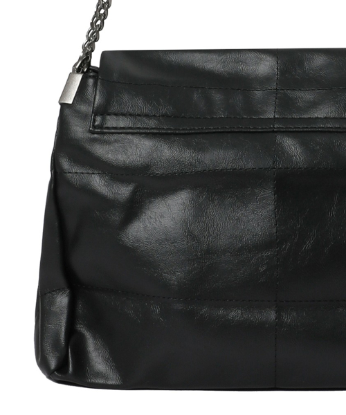 MUSINSA公式 | MUCENT Infinity Leather Chain Shoulder Bag (Unisex)