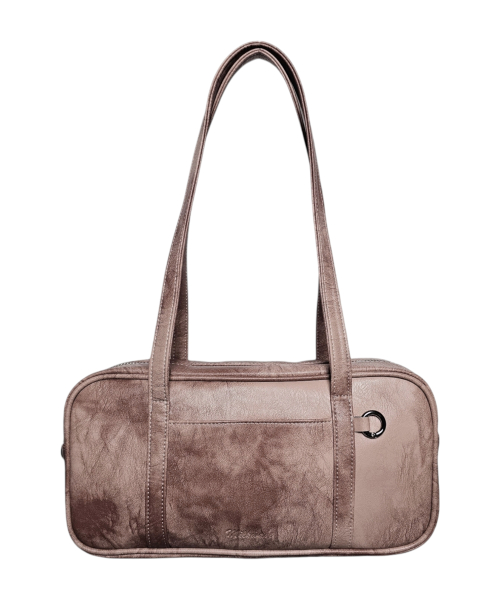 MUSINSA | MILK WAVE Blended Leather Racktangle Chain Shoulder Bag [Pink ...