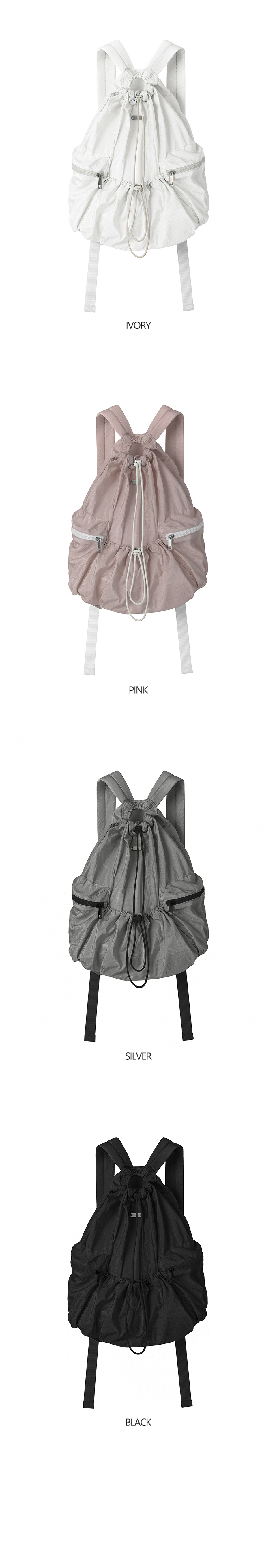 Daily String Pocket Backpack - 5COL - 감도 깊은 취향 셀렉트샵 29CM