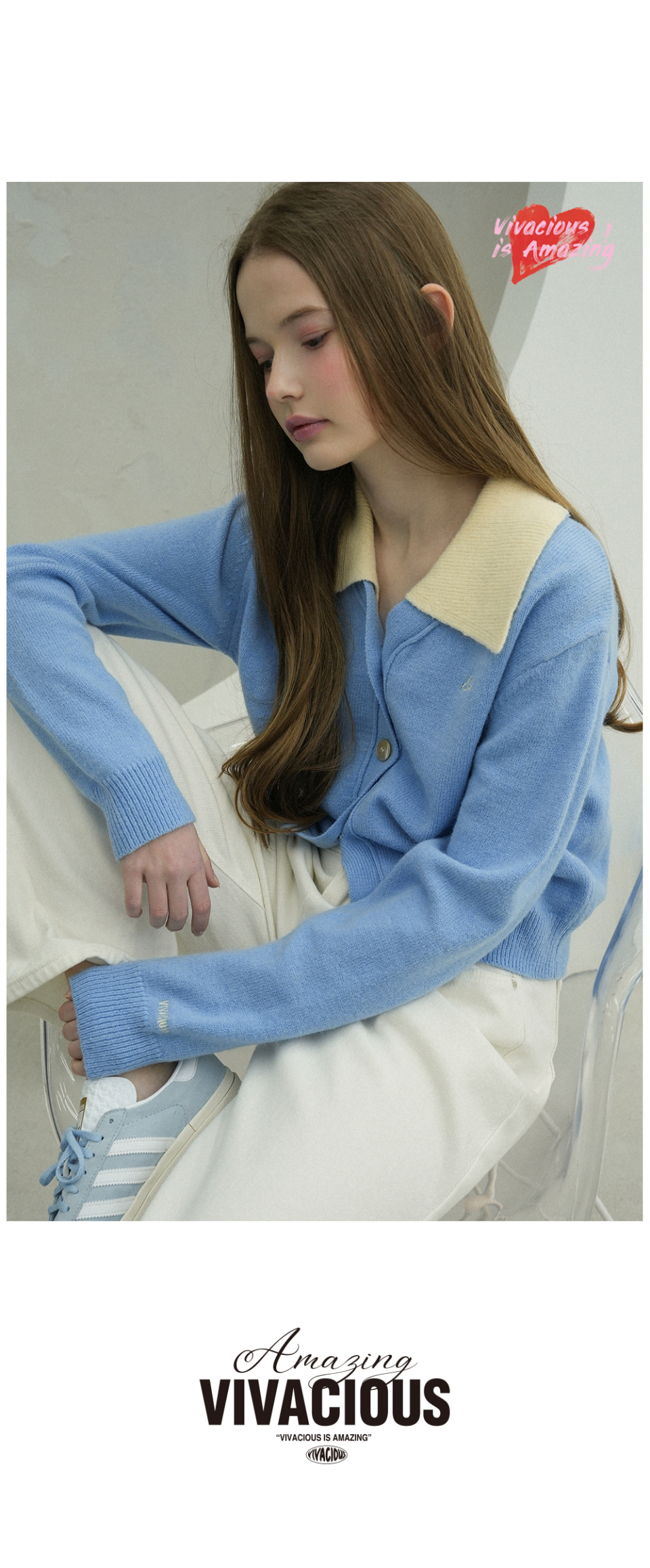 Sailor Collar Knit Cardigan - 5COL - 감도 깊은 취향 셀렉트샵 29CM