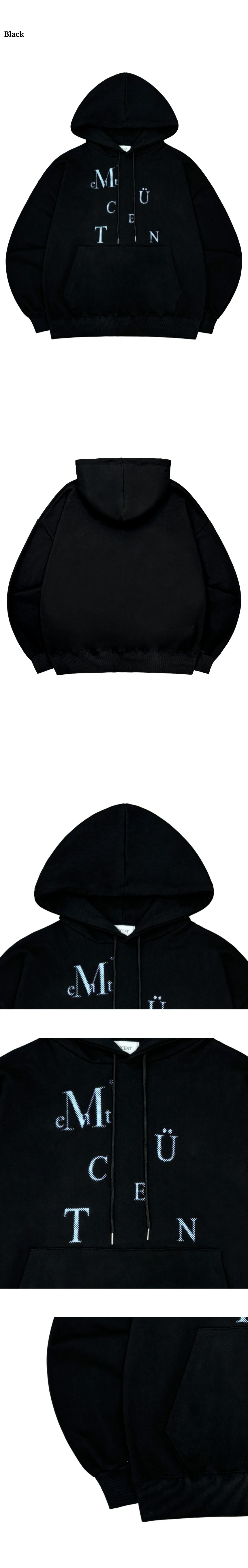 MUSINSA | MUCENT Puzzle Hoodie Unisex (2 Colors)